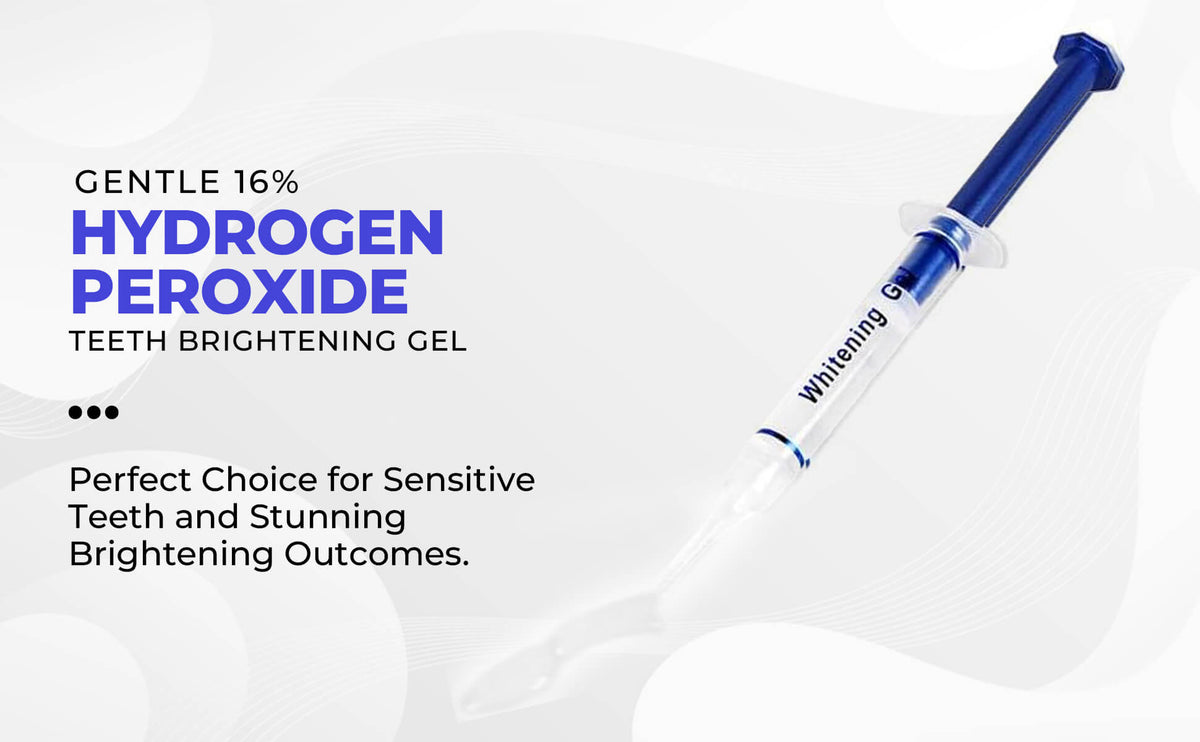 16% Hydrogen Peroxide Teeth Whitening Gel – LaserGlow